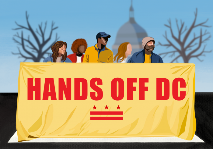 D.C. residents, officials defend home rule with “Hands off DC” - The ...